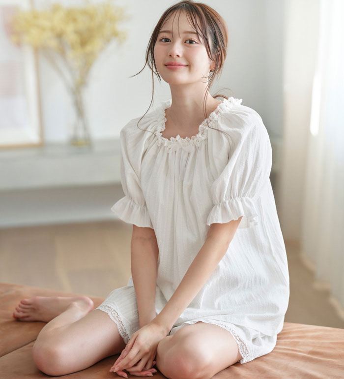 【楽天市場】【最大20%OFFクーポン発行中！31日23:59迄】パジャマ レディース スクエアネックドビーストライプパジャマ 2025夏 YU'NOW ユナウ S-L：RyuRyu（リュリュ）