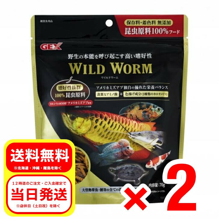 【楽天市場】2個セット ジェックス GEX ワイルドワーム70g 大型熱帯魚 鯉 淡水魚 水ガメ エサ 餌：流通ストア 楽天市場店