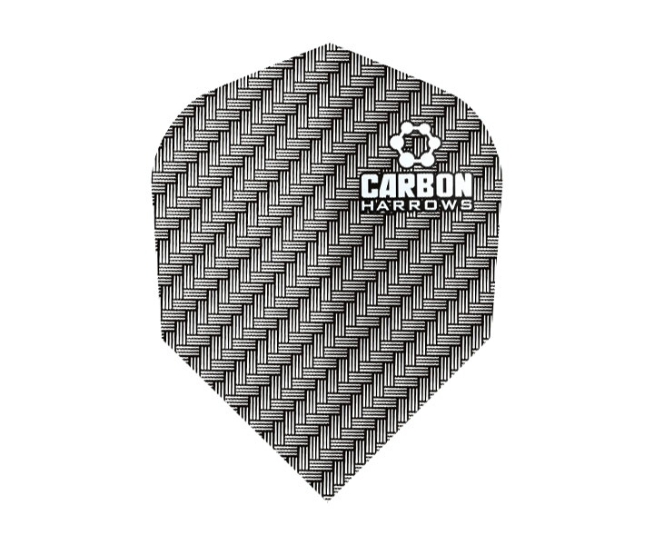 【楽天市場】【メール便OK】ダーツフライト【harrows】Carbon 1205 シルバー シェイプ：エスダーツ 楽天市場店