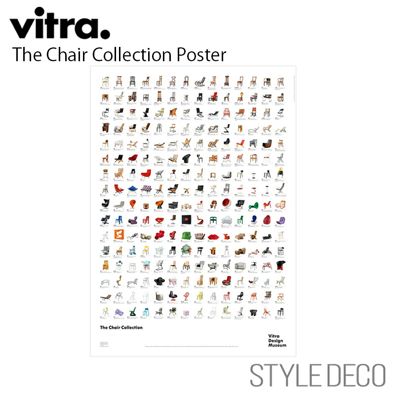 【楽天市場】【正規取扱販売店】Vitra ヴィトラ The Chair Collection Poster (2022) / チェア ...