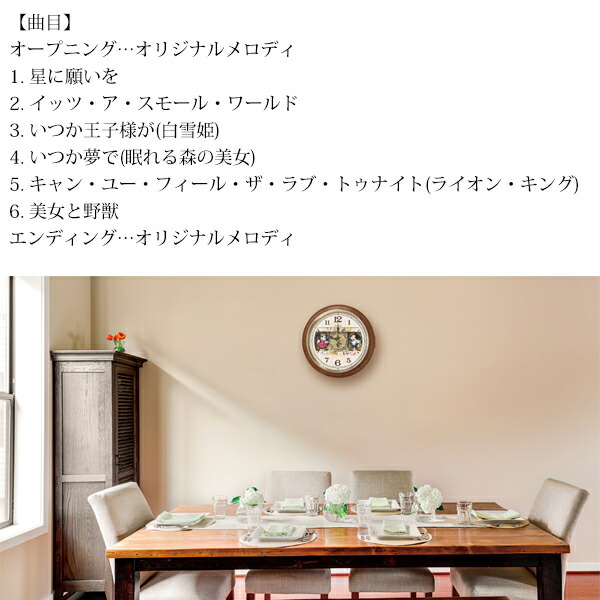 【楽天市場】送料無料 ! SEIKO×ディズニー 電波時計 からくり時計 ミッキー＆フレンズ 壁掛け時計 FW587B スワロフスキー ...