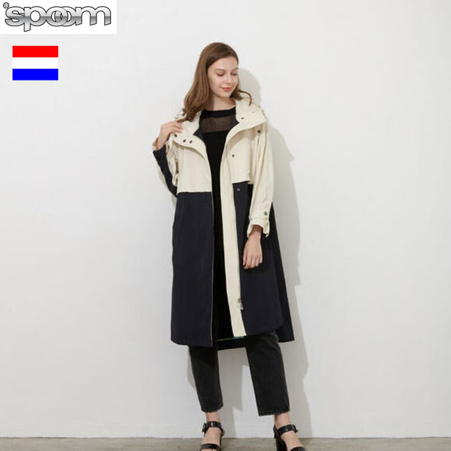 【楽天市場】2023最新【SPOOM スプーム】バイカラー フードモッズコート ロング丈 IRIS【送料無料】正規品：selectshop PROLOGUE