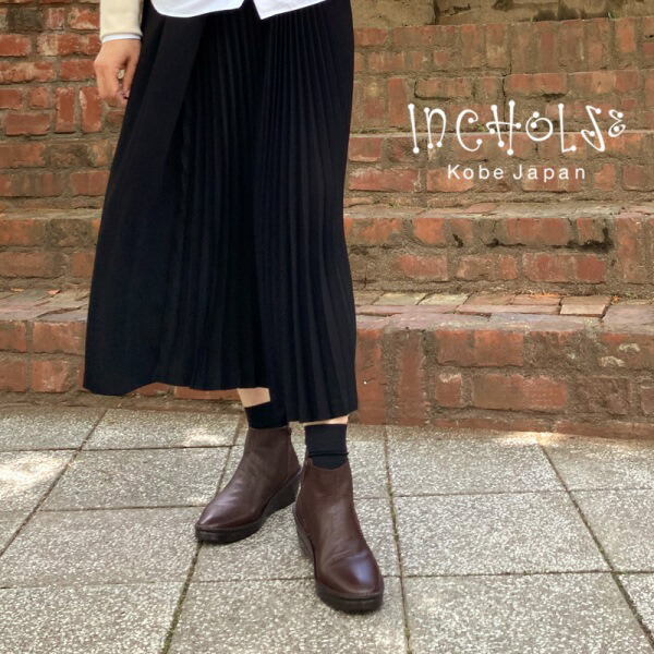 【楽天市場】【INCHOLJE-インコルジェ-】【2022秋冬新作】スマートショートブーツ☆No.3269☆本革☆日本製：神戸の靴 インコルジェ