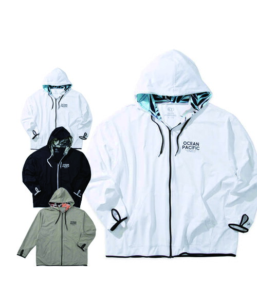 【楽天市場】【大きいサイズ】PEARTEX UV長袖フルジップパーカー【OCEAN PACIFIC(オーシャンパシフィック)】メンズ 3L/4L/5L/6L/8L 大きい 吸汗速乾 水陸両用 ...