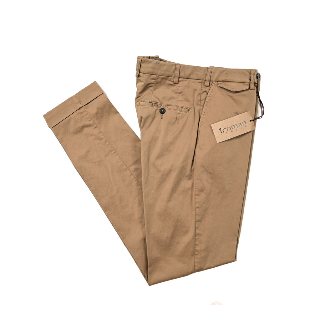 【楽天市場】ベルウィッチ BERWICH VULCANO Z ボルケーノ コットンスラックス ノータック パンツ 春夏 秋 3シーズン メンズ ...