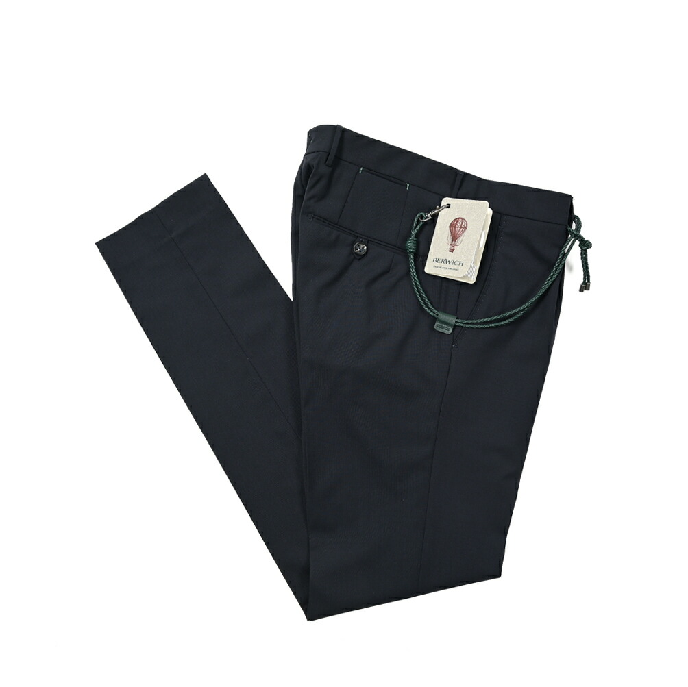 【楽天市場】ベルウィッチ BERWICH SC MILANO エスシー ミラノ サマーウール スラックス ワンタック 1プリーツ パンツ 春夏 ...