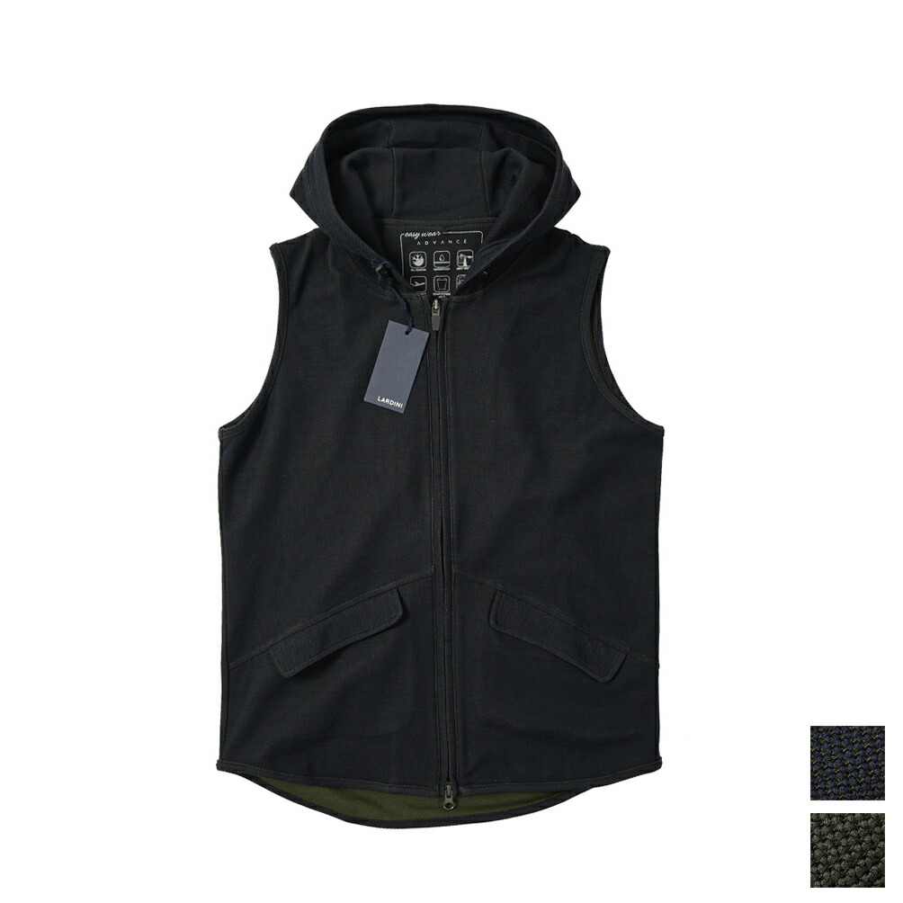 【楽天市場】【SALE】 ラルディーニ LARDINI easy wear ADVANCE イージーウェア アドバンス ジップアップ ベスト ...