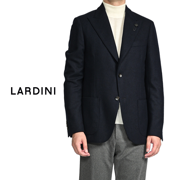 【楽天市場】ラルディーニ LARDINI SPECIAL L ウールカシミヤ テーラードジャケット 2Bシングル 秋冬 メンズ ナチュラルストレッチ 無地 ネイビー ブートニエール イタリア ...