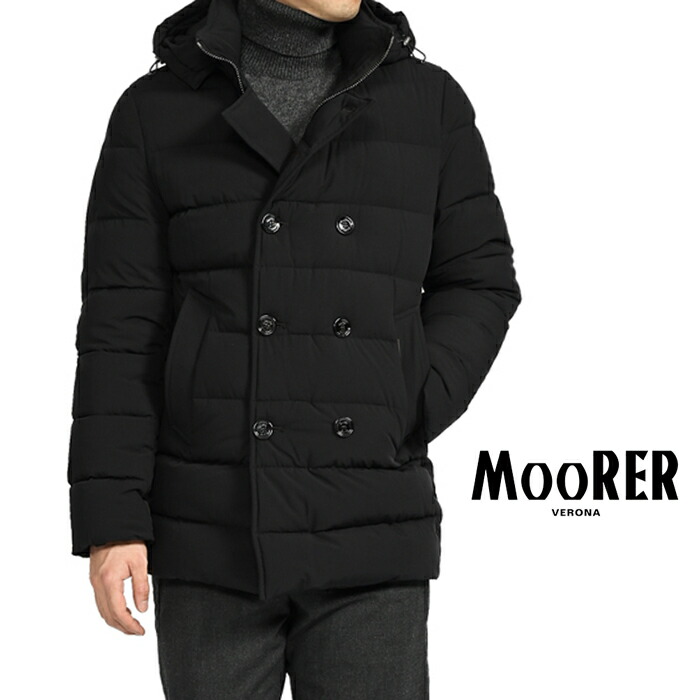 【楽天市場】ムーレー MOORER FLORIO-KN フローリオ ACQUA RESISTANT ダウンジャケット セミダブルブレスト ...