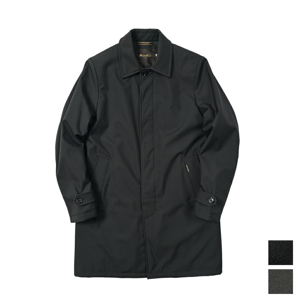 【楽天市場】ムーレー MOORER GARENO-MW プリマロフト 中綿入り ステンカラーコート フライフロント 春 秋冬 3シーズン ...