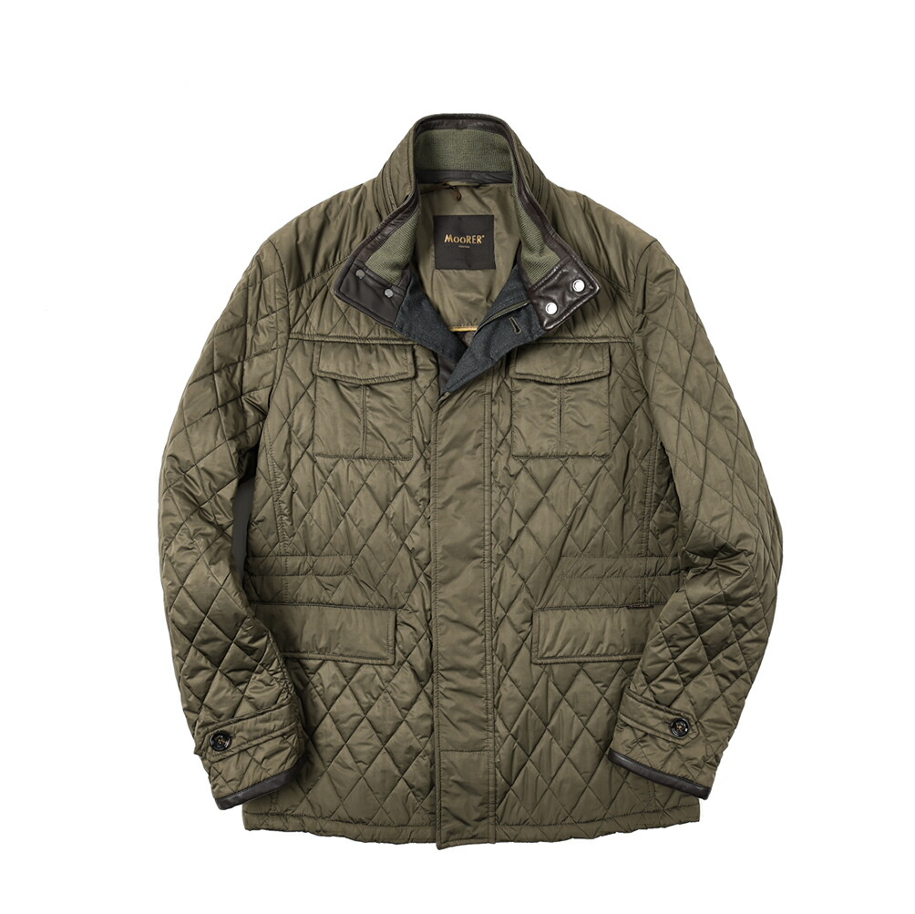 【楽天市場】ムーレー MOORER CARTER-NE ダウンジャケット キルティングブルゾン M-65 秋冬 メンズ アウター ポリエステル ...