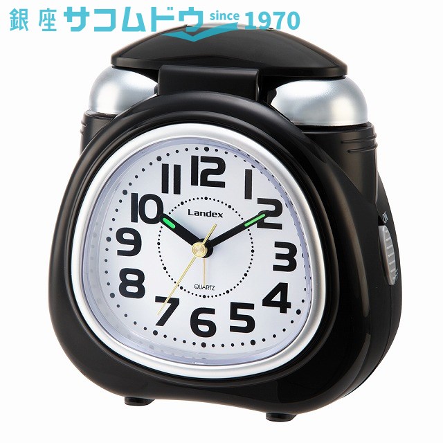【楽天市場】LANDEX ランデックス 目覚まし時計 スター・ベルゼット YT5306BK：銀座 紗古夢堂（sacomdo）