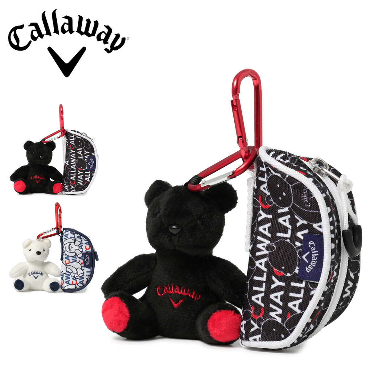 【楽天市場】キャロウェイ ゴルフ ボールポーチ ボールケース 2個収納 メンズ レディース Callaway TR CG BEAR BALL CASE WMS FW 22 JM くま かわいい ...