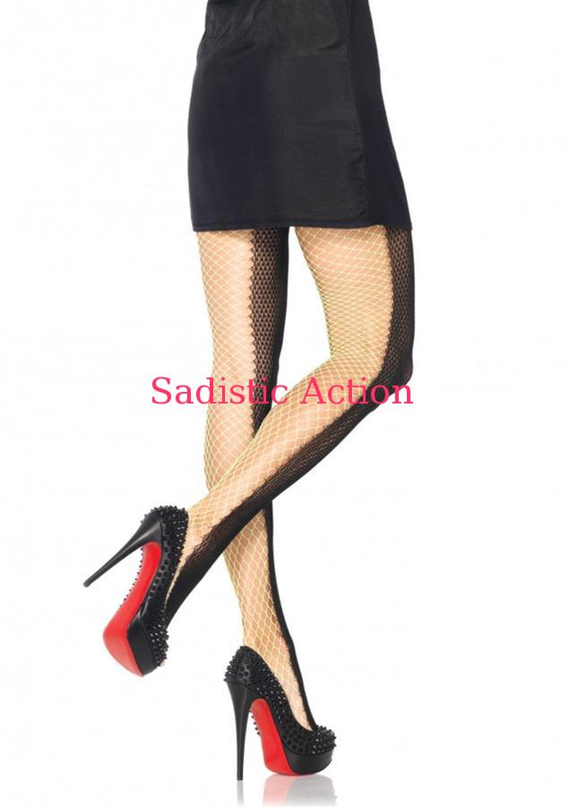 【楽天市場】【即納】leg Avenue Two Tone Duel Net Pantyhose Bk N Gr 【leg Avenue