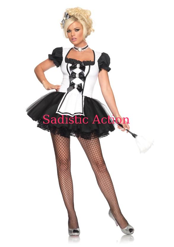 【楽天市場】【即納】leg Avenue Mistress Maid 【leg Avenue (ストッキング、ランジェリー、衣装、コスチューム