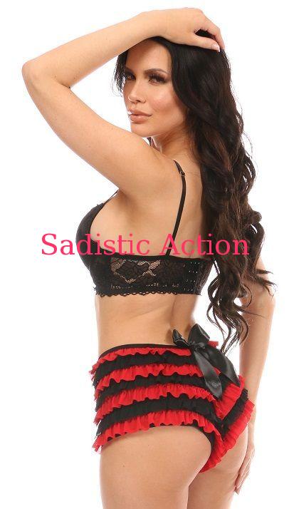 【楽天市場】【即納】daisy Corsets Mesh Ruffle Panty W Bow 【コスチュームアクセサリー】【daisy