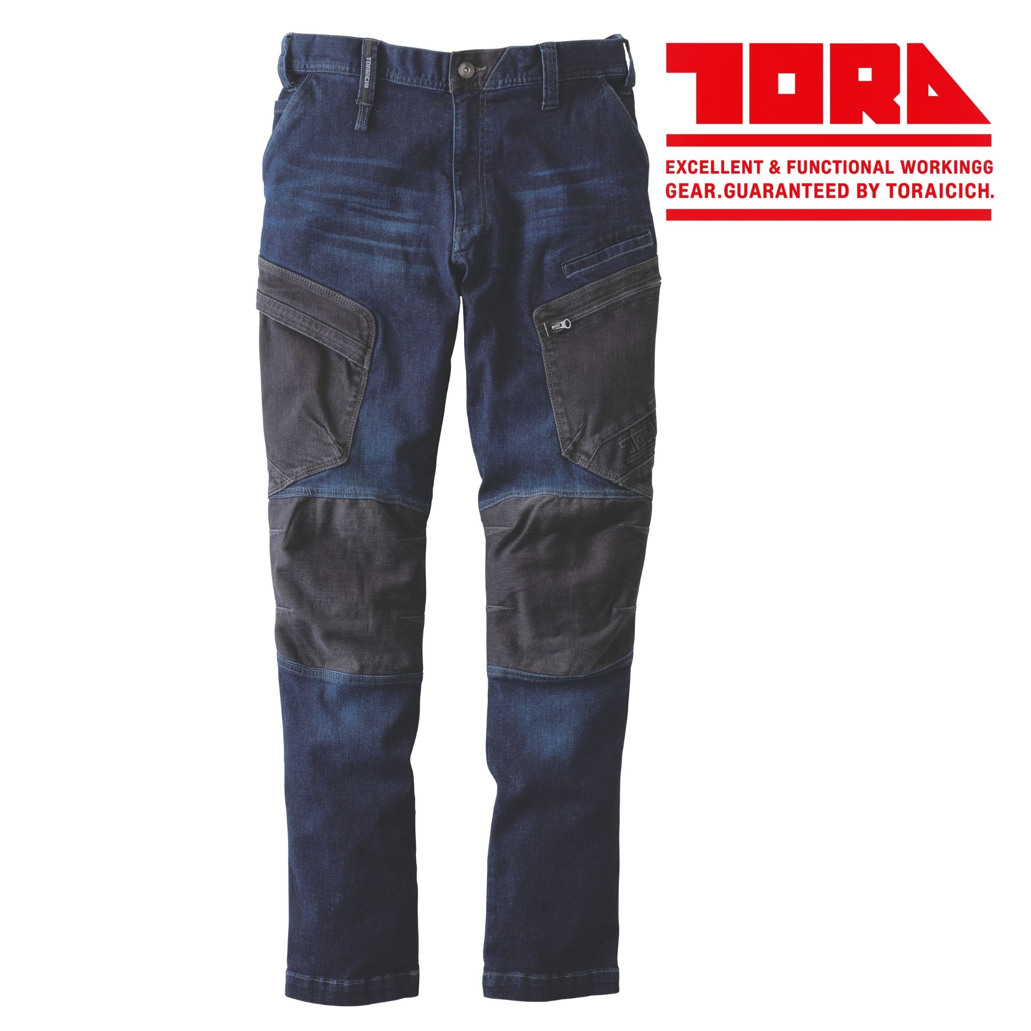 【楽天市場】8840-219 デニムカーゴパンツ 寅壱 作業服 通年 ストレッチ：作業着本舗 楽天市場店