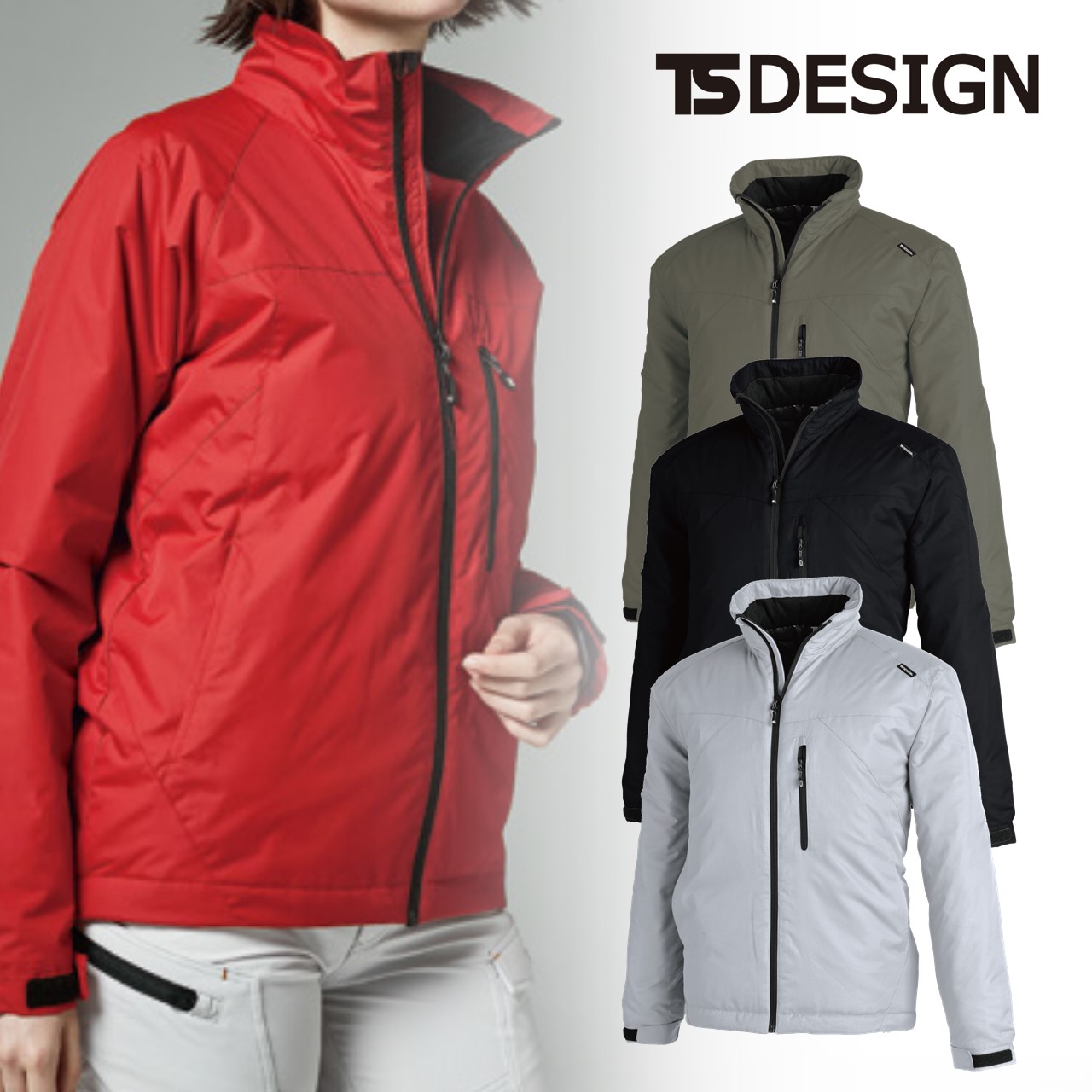 【楽天市場】1826 メガヒートライトウォームジャケット TSDESIGN 防寒着 ユニセックス 秋冬 藤和 TSデザイン：作業着本舗 楽天市場店