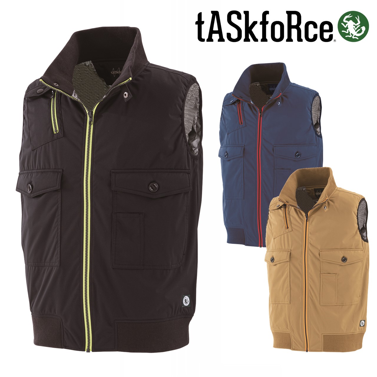 【楽天市場】00104 中綿ベスト tASkfoRce(R) 大川被服 防寒着 オールシーズン タスクフォース：作業着本舗 楽天市場店