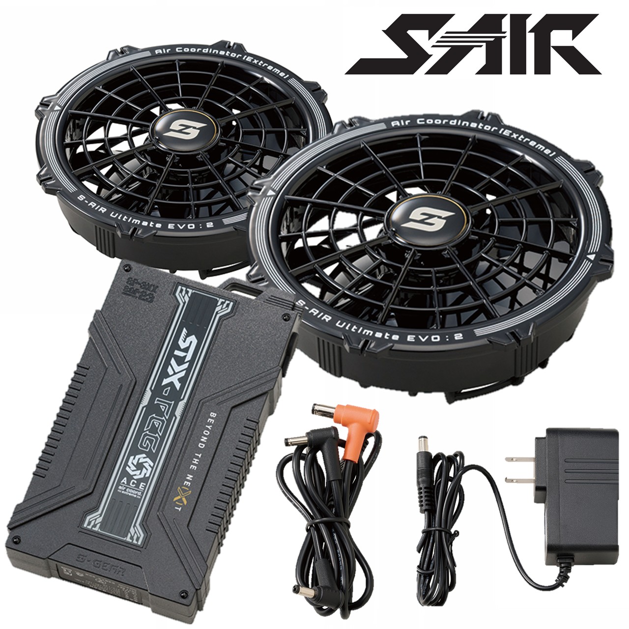 【楽天市場】【即日出荷】SA125 20Vファンバッテリーフルセット S-AIR シンメン 清涼グッズ 春夏 2025年新商品 急速充電 ...