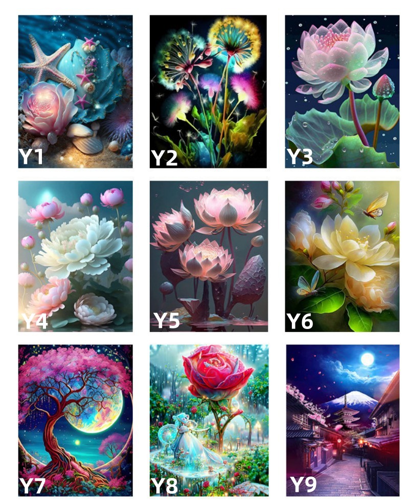 【楽天市場】【クーポン利用で10%OFF】送料無料 刺繍キット 5Dダイヤモンドアート キット ビーズ刺繍 風景 花 初心者 5Dダイヤモンド ペインティングインテリア 趣味 ハンドメイド ...