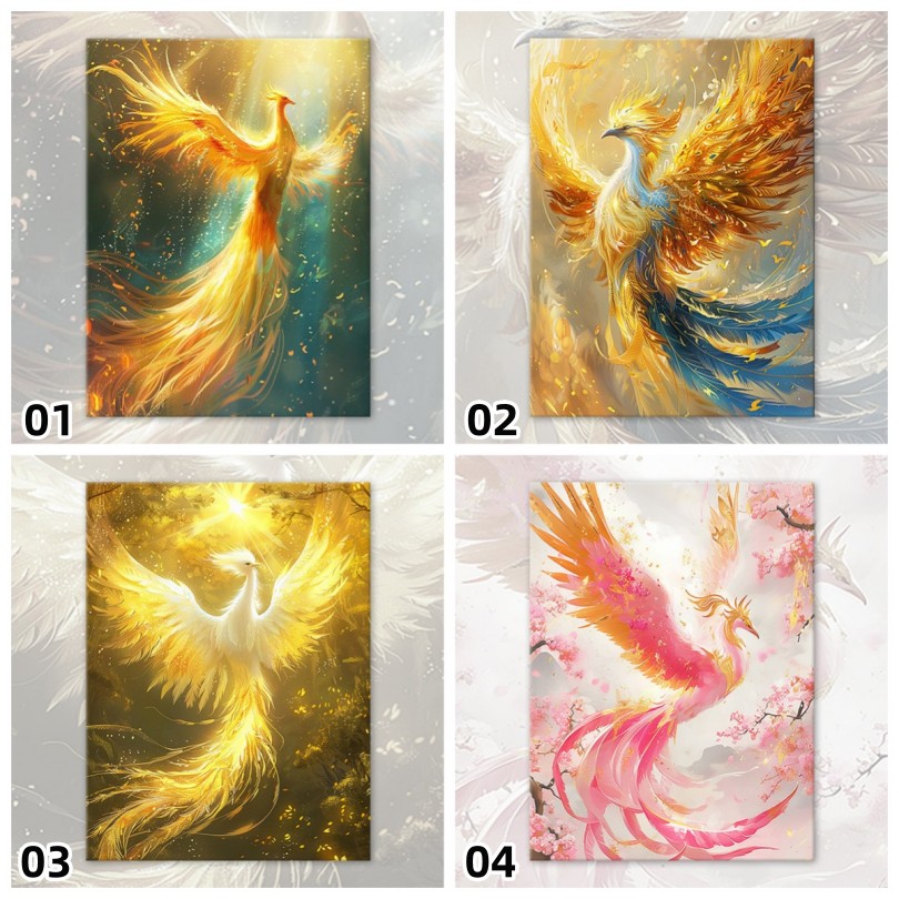 【楽天市場】【 クーポン利用で10%OFF 】送料無料 刺繍キット 5Dダイヤモンドアート キット ビーズ刺繍 鳳凰 初心者 5Dダイヤモンド ペインティングインテリア 趣味 ハンドメイド ...