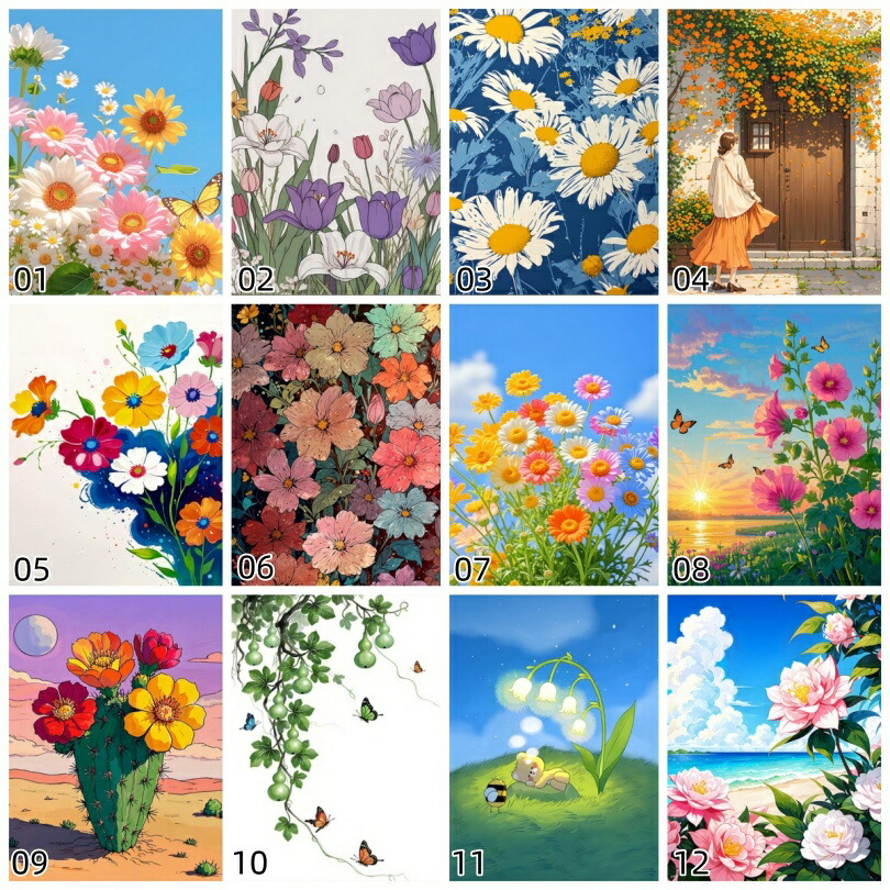 【楽天市場】【10%OFFクーポン配布中】送料無料 刺繍キット 5Dダイヤモンドアート キット ビーズ刺繍 風景 花 初心者 5Dダイヤモンド ペインティングインテリア 趣味 ハンドメイド ...