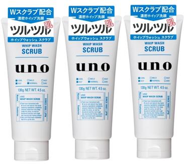 【楽天市場】【送料込×3個】ウーノ ホイップウォッシュ 洗顔料 (スクラブ) 130g×3個*：エルショップ