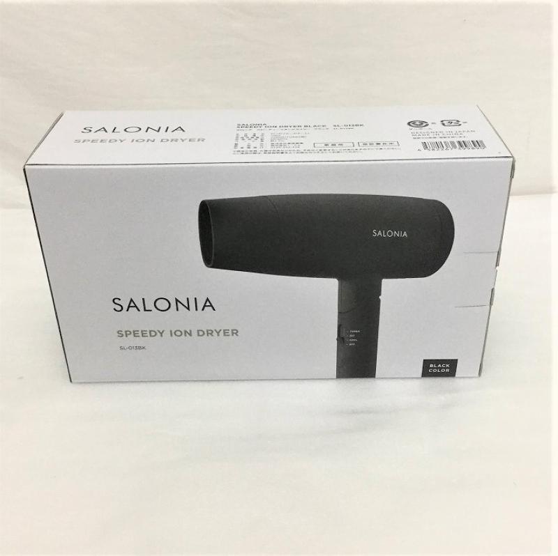 【楽天市場】【未開封】 サロニア / SALONIA スピーディーイオンドライヤー SL-013 ヘアドライヤー ドライヤー 約80℃ 1200W ブラック 10014630：再楽オンライン ...