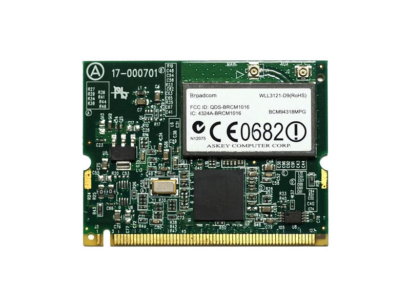 【楽天市場】Broadcom BCM94318MPG BCM4318 Wireless 802.11b/g mini PCI 無線LANカード ...
