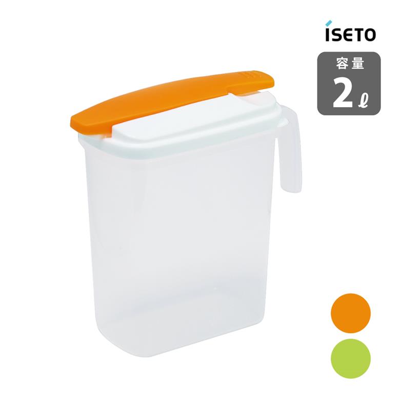 【楽天市場】iseto ハンディポット 2L I-387-2 卓上ポット ピッチャー ウォータージャグ 取っ手付きコンパクト収納 水差し 水出し 飲料用 飲み物 ドリンク冷水 お茶 出汁 麦茶 ...