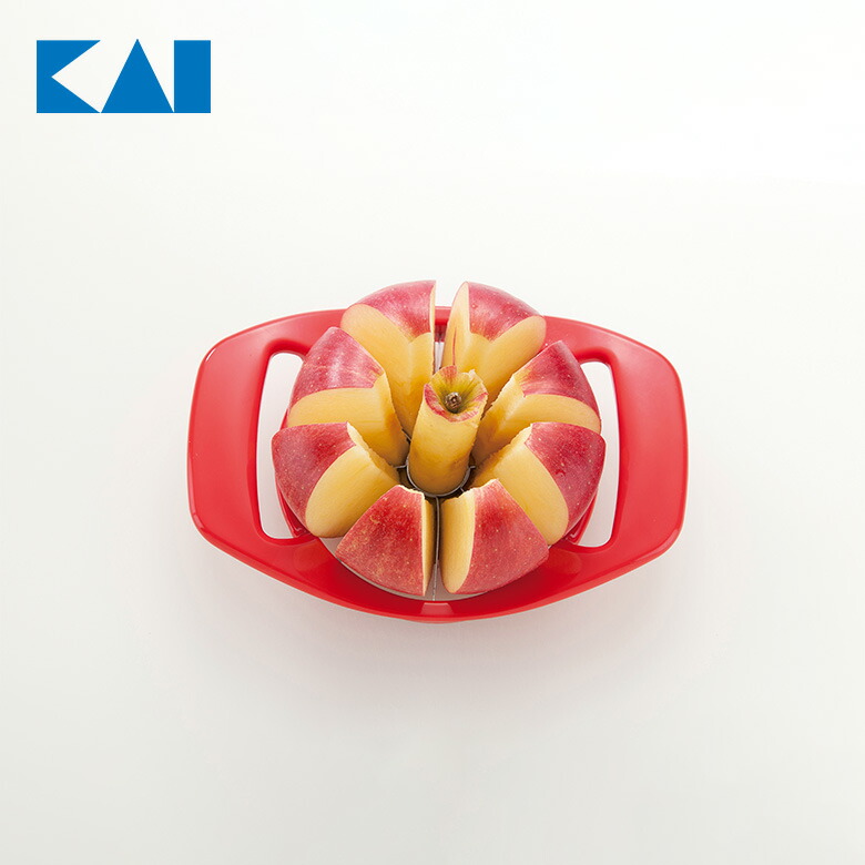 【楽天市場】Kai Kitchen アップルカッター りんご リンゴ 林檎：堺の刃物屋さん こかじ