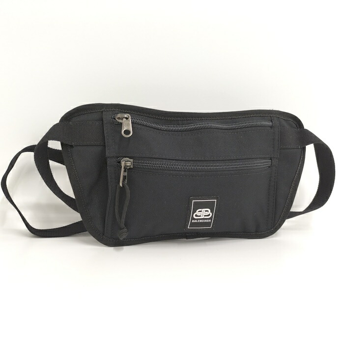 【楽天市場】BALENCIAGA ウエストバッグ ウィークエンド ナイロン ブラック 618190【中古】：サカイのリサイクルショップ