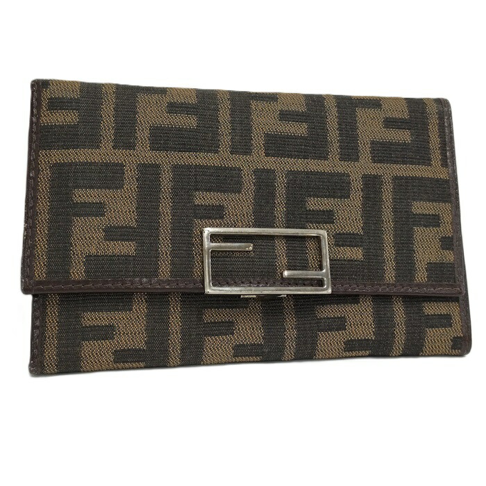 楽天市場】【未使用品】【財布】FENDI フェンディ ズッカ柄 3つ折 財布