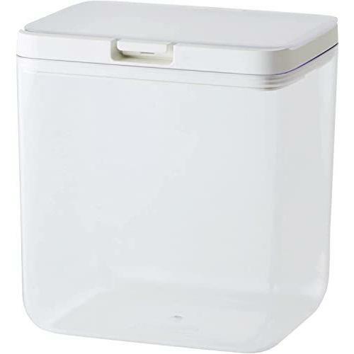 【楽天市場】マーナ MARNA いつでも開封したてのおいしさ GOOD LOCK CONTAINER 保存容器 ワイドトール K761ホワイト クリア：サカイ卸売センター