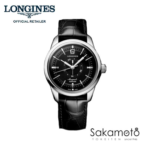 【楽天市場】【新作】国内正規品ロンジンlongines スイス製 コンクエスト70周年記念モデル ヘリテージ 自動巻 38ミリケース ブラック ...