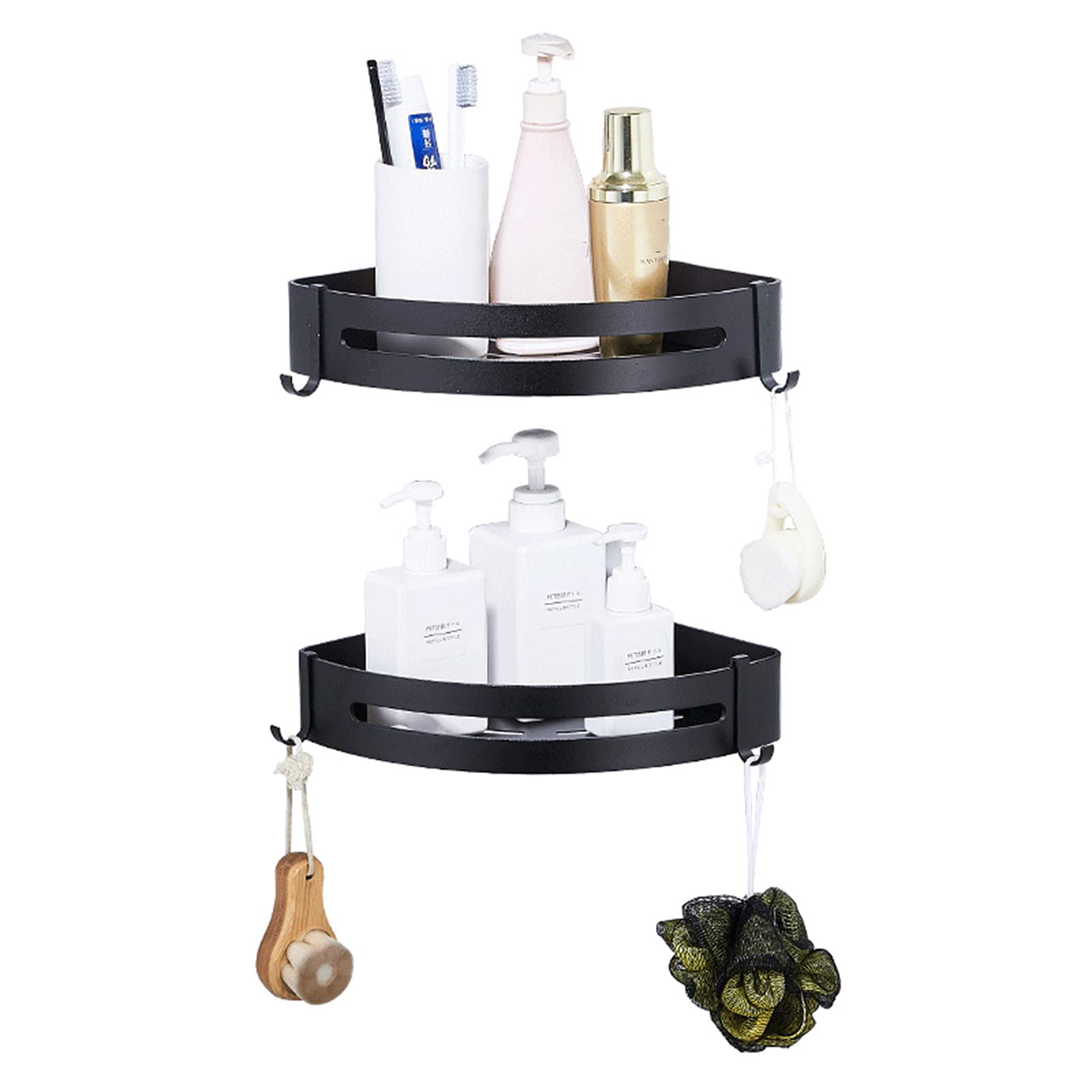 【楽天市場】シャンプーラック 2個 セット シャワーラック コーナーラック トイレ 収納 洗面所 収納ラック せっけんおき 浴室 ラック ...