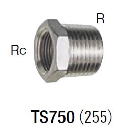 【楽天市場】SANEI 品番：TS750-25x13 ブッシング サンエイ・三栄水栓製作所：佐勘金物店