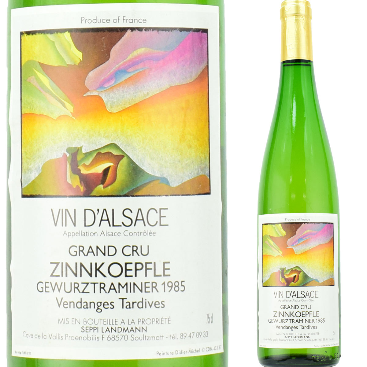 【楽天市場】Seppi-Landmann Vin d'Alsace VENDANGE TARDIVE GEWURZTRAMINER：酒どんどん ...