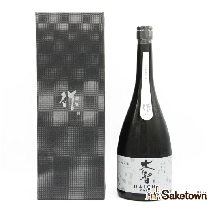 【楽天市場】清水清三郎商店 作 大智 ZAKU DAICHI 大吟醸 滴取り 日本酒 17％ 750ml 瓶 1本 箱付き（2025年4月製造）：Saketown