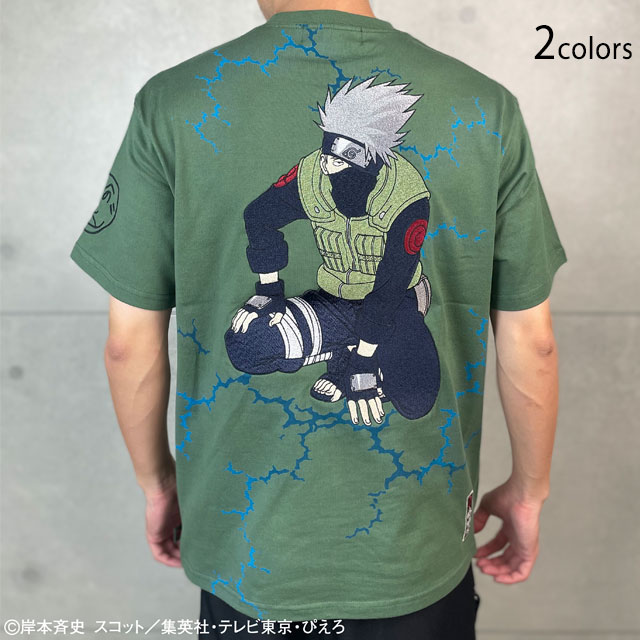 【楽天市場】NARUTO×絡繰魂 カカシ半袖Tシャツ 絡繰魂 252009 和柄 和風 刺繍 ナルト 少年ジャンプ からくり[new]：和柄 ...