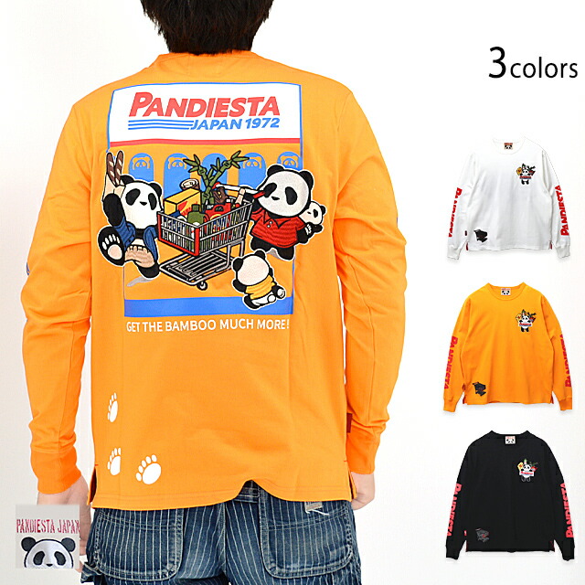 【楽天市場】マーケットロングTシャツ PANDIESTA JAPAN 533851 パンディエスタジャパン パンダ コストコ パロディ 刺繍 ...