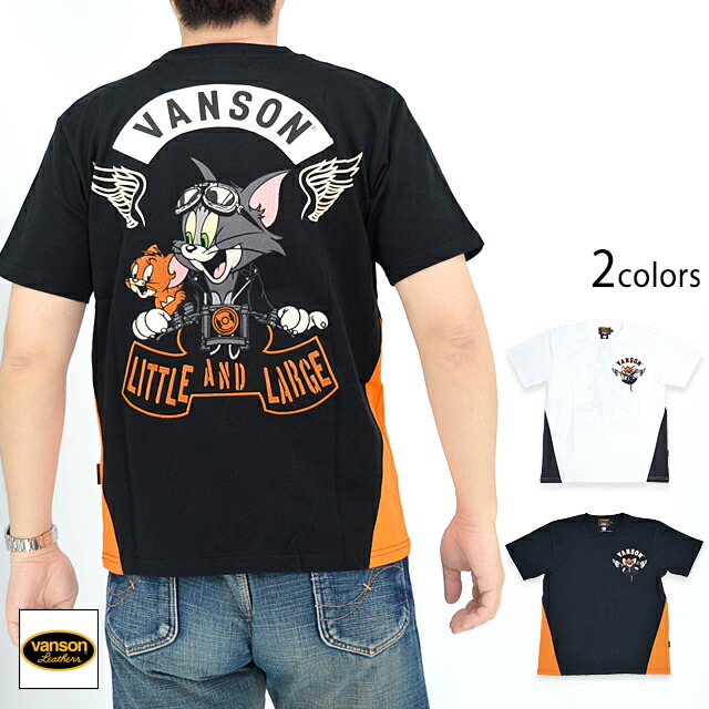 楽天市場】vanson×TOM＆JERRYコラボ 天竺半袖Tシャツ vanson TJV-2318