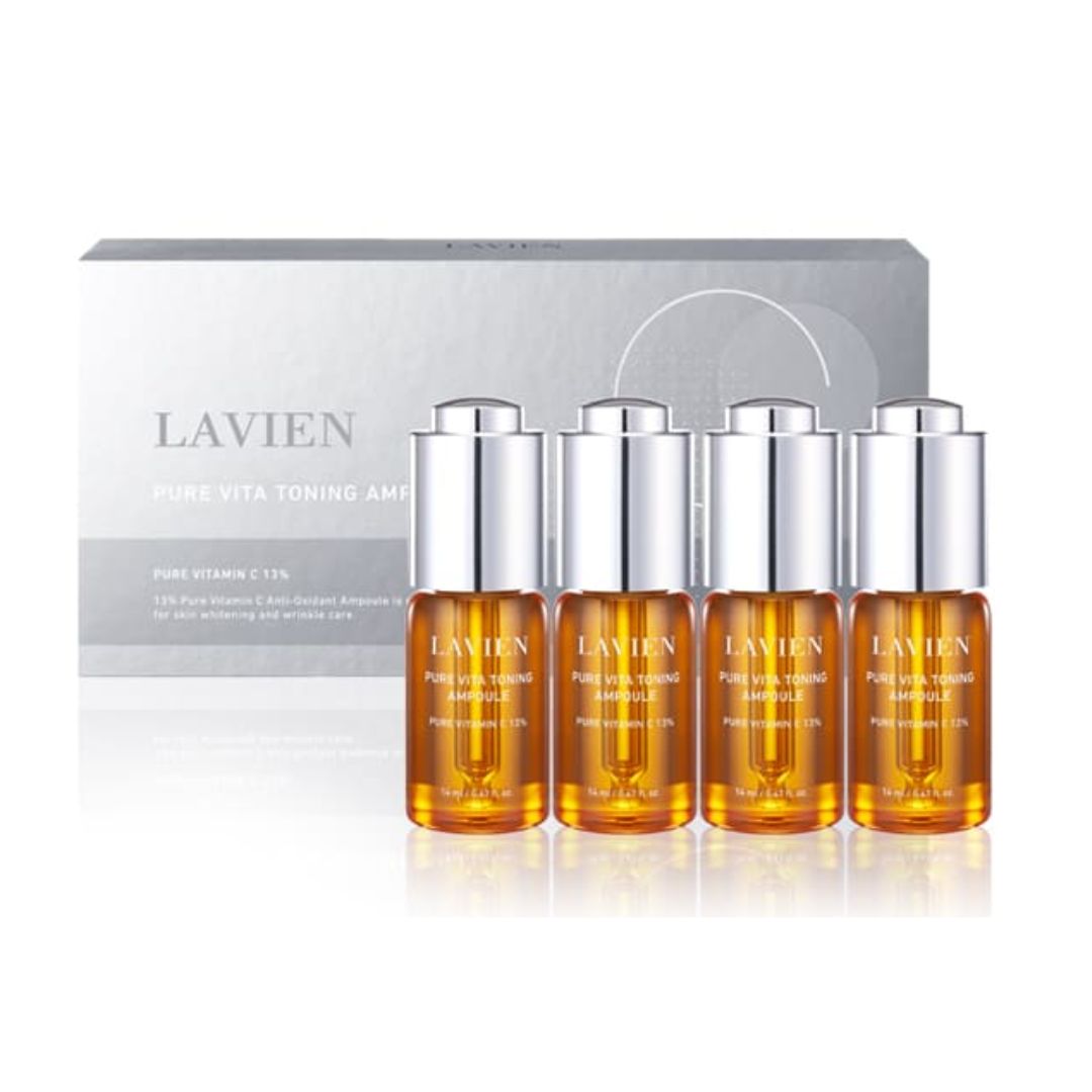 \処分価格！期限間近のため売切り／LAVIEN ピュアビタトーニングアンプル ラビアン ラヴィアン ビタミンC 美容液 乾燥子ジワ 美容成分 ...