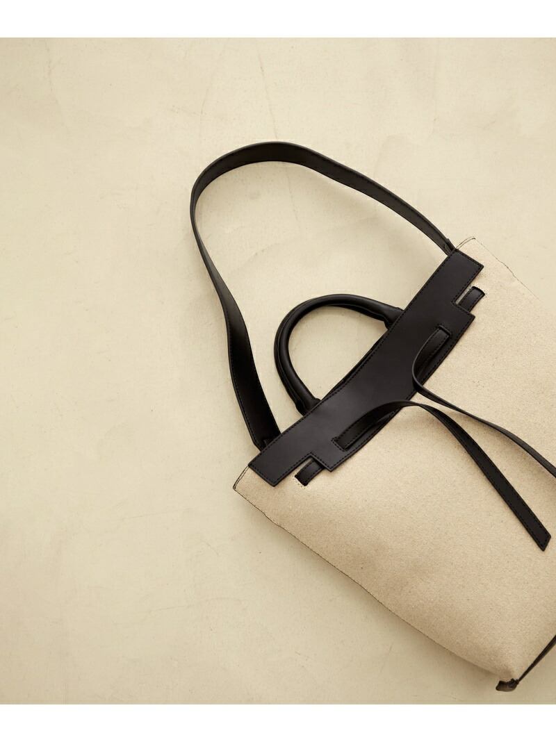 【楽天市場】キャンバスレザーコンビ2WAYトートバッグ SALON adam et rope' サロン アダム エ ロペ バッグ トートバッグ ...