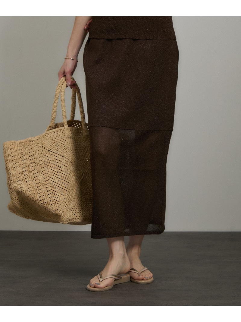 【楽天市場】【SALE／70%OFF】ブライトリブタイトスカート[セットアップ対応] SALON adam et rope' サロン アダム ...