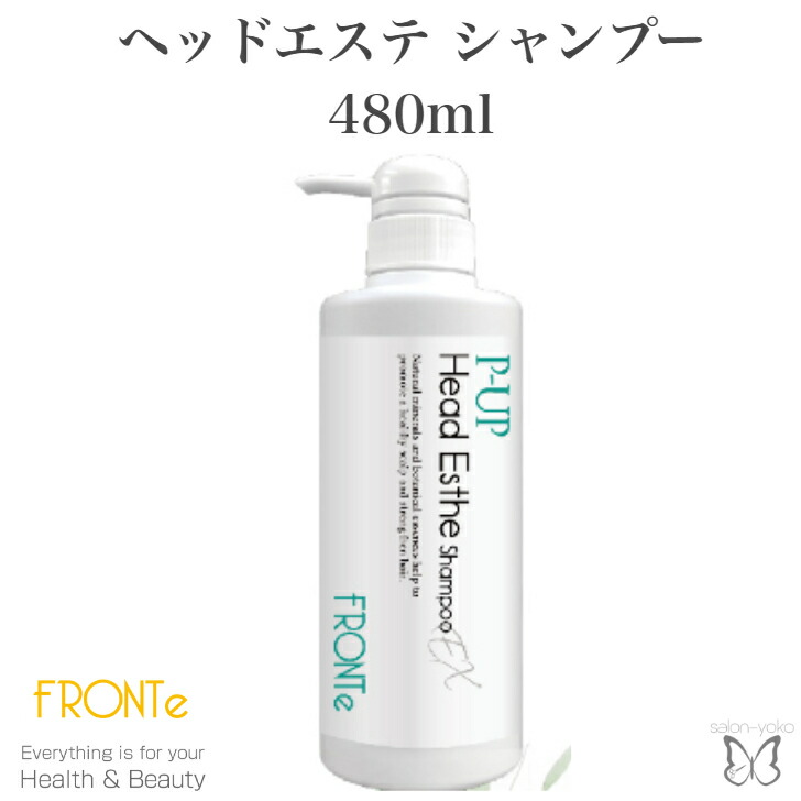 【楽天市場】送料込 p-up ヘッド エステ シャンプー EX 480ml 美容室専売 ノンシリコン：salonyoko
