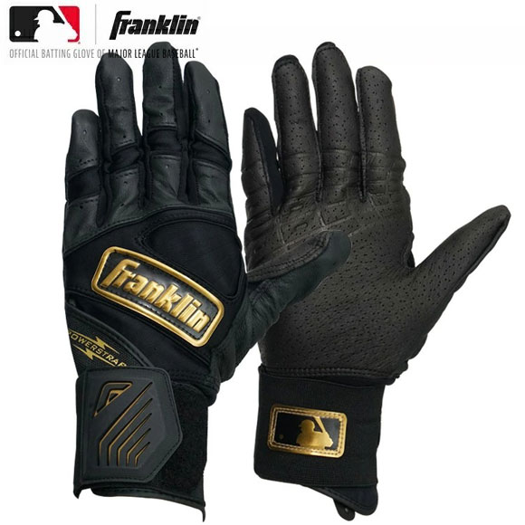 【楽天市場】即納 フランクリン Franklin バッティンググローブ バッティング手袋 両手用 ブラック/ゴールドパワーストラップ ...
