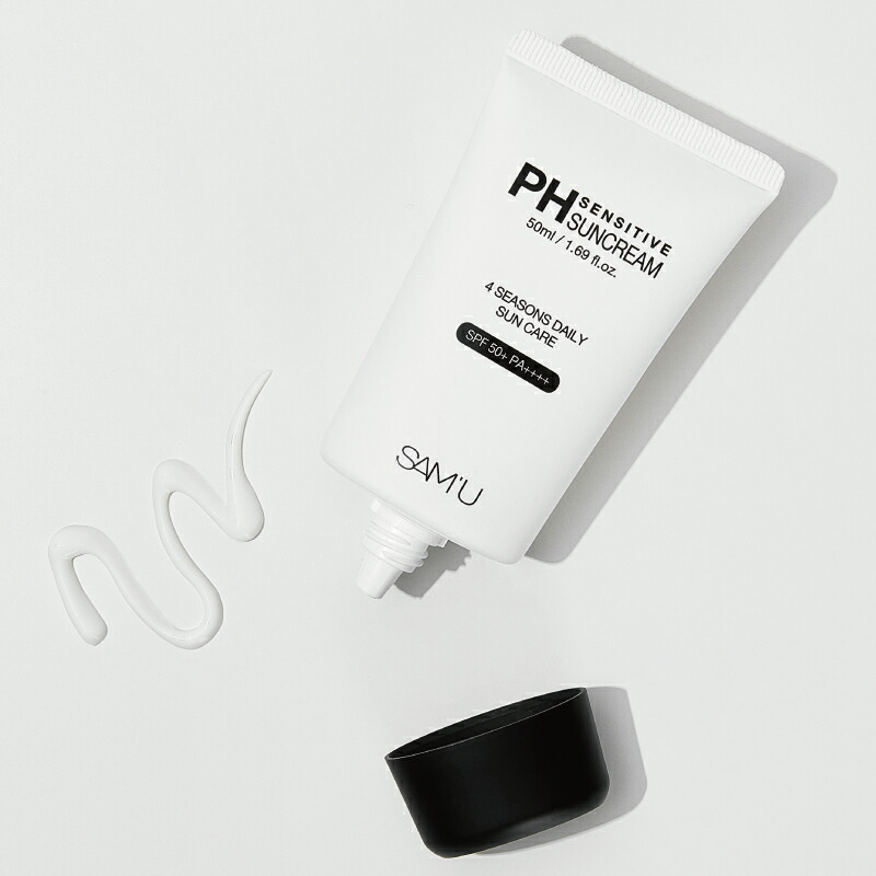 【楽天市場】[SAM'U オフィシャル/サミュ]韓国コスメ/化粧品/サミュ PH センシティブ日焼け止めクリーム50ml/保湿/敏感/水分 ...
