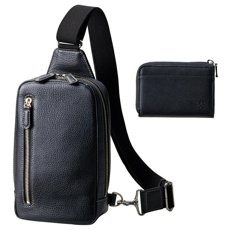 楽天市場】＜良品工房＞日本製牛革手作りメンズポーチ（ブラック